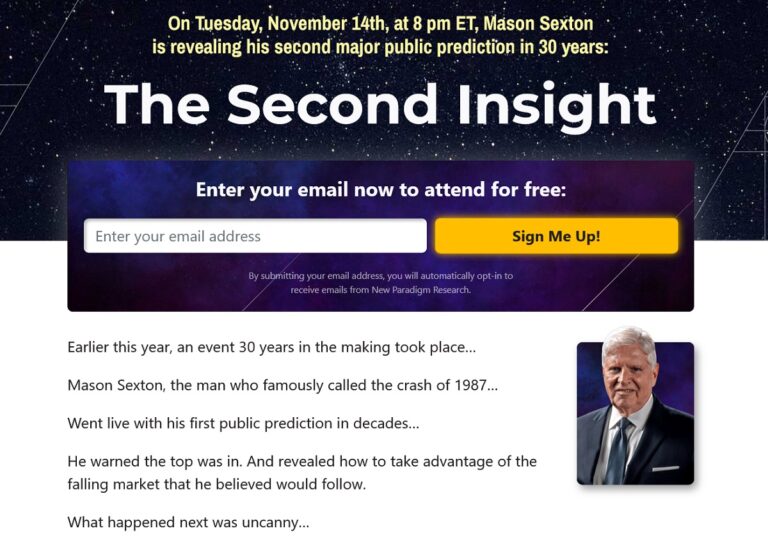 Mason Sexton The Second Insight Event - What Is It?